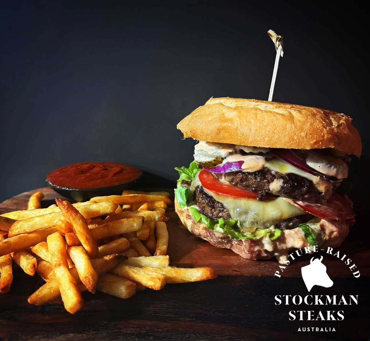 Double Cheeseburger – Stockman Steaks