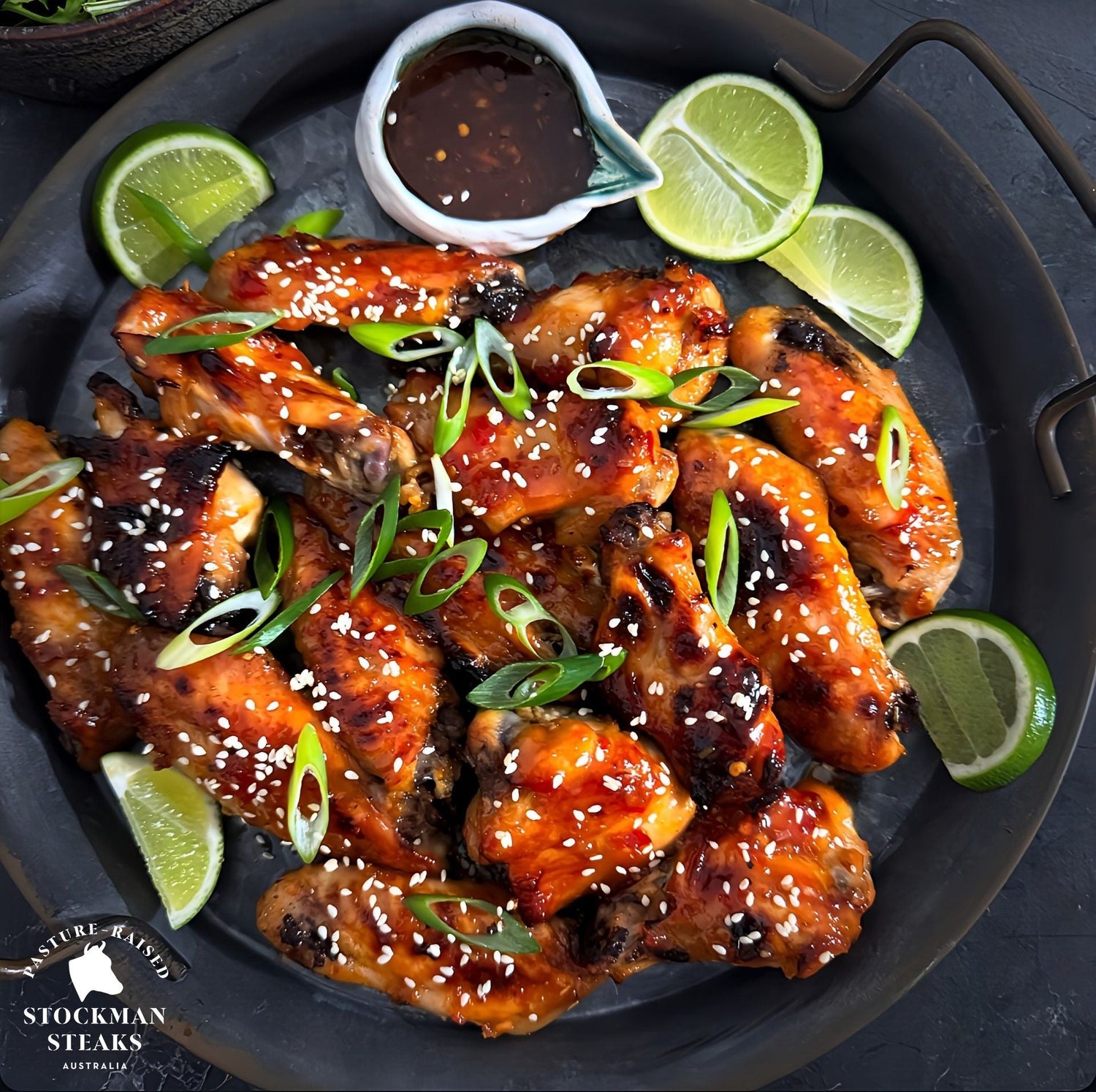 Sweet and Spicy Chicken Wings – Stockman Steaks