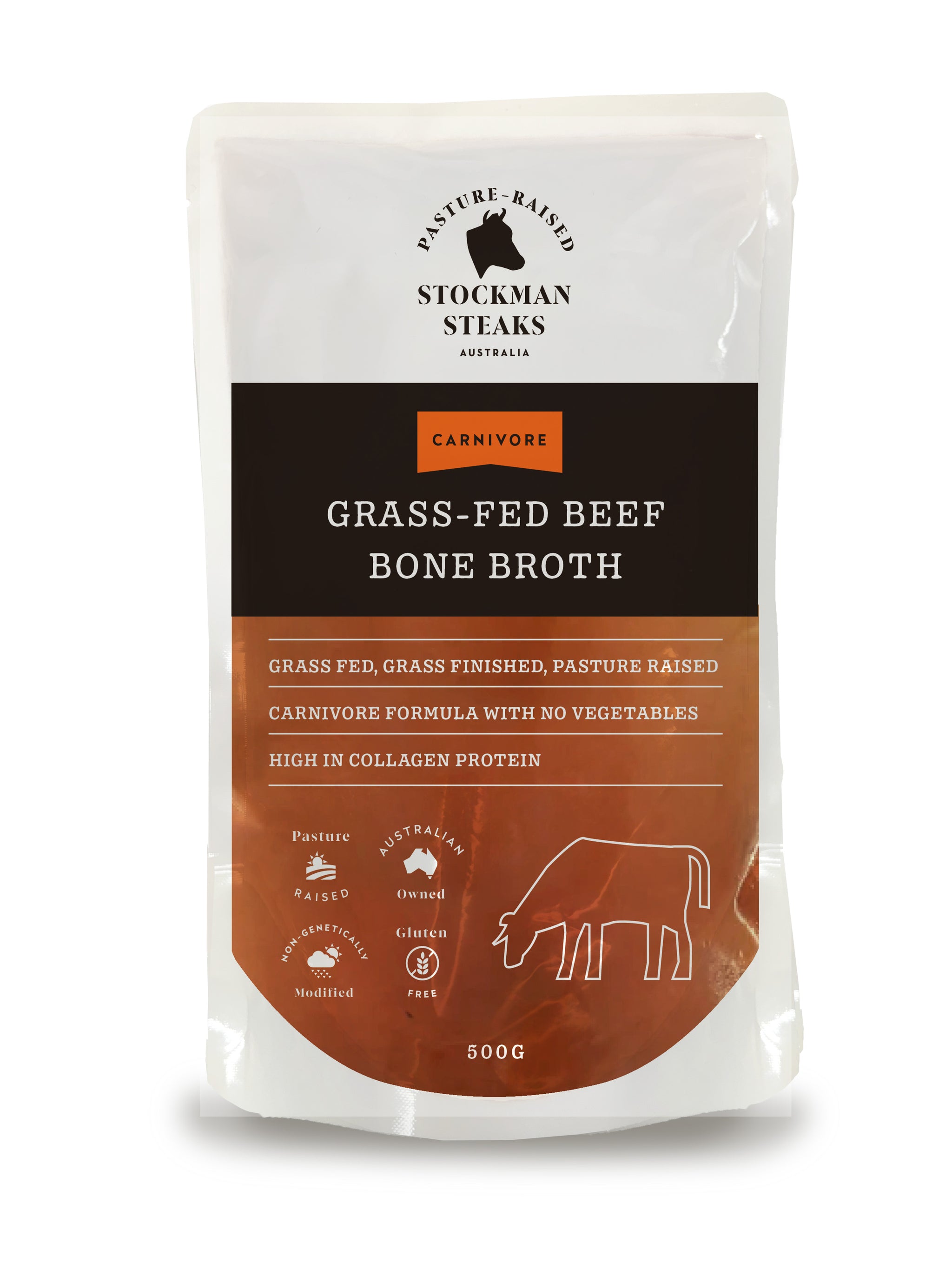 Beef Bone Broth Carnivore 500ml (NEW) – Stockman Steaks