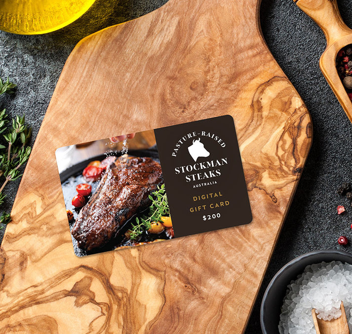 Digital Gift Card | Online Butcher Delivery | Stockman Steaks